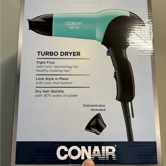 Conair | Hair | Conair Turbo Dryer Blue And Black | Poshmark